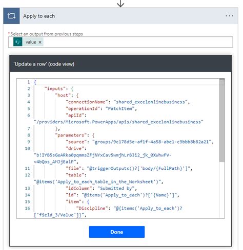 sharepoint update a row failed using power automate error badrequest stack overflow