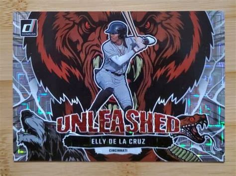 Elly De La Cruz Panini Donruss Unleashed Vector U Rc