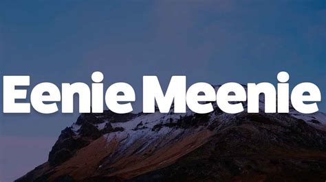 Sean Kingston Eenie Meenie Lyrics Youtube