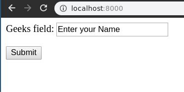 Initial Django Form Field Validation GeeksforGeeks