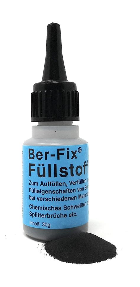 30g Füllstoff Ber Fix Granulat für Schweißnaht Kleber SCHWARZ für