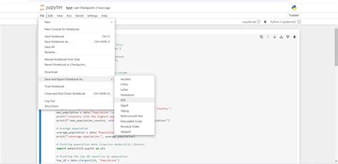 how to convert jupyter notebook to pdf updf
