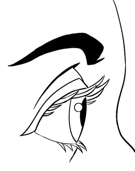 Gran Ojo Para Colorear Imprimir E Dibujar Coloringonly
