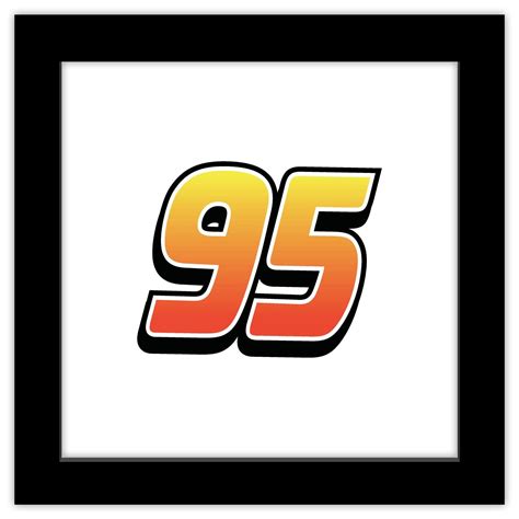 Lightning McQueen Number Symbol Embroidery Cars Mcqueen 46 OFF