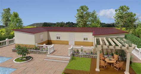 Construye tu hogar de ensueño con bungalows prefabricados de panel
