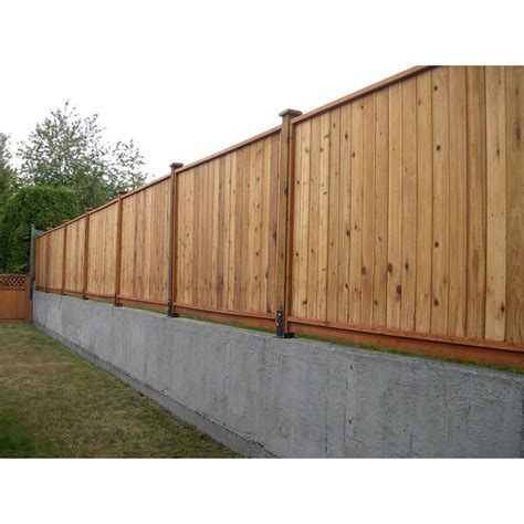 6 Ft X 8 Ft Premium Western Red Cedar Heavy Duty Solid Fence Panel W