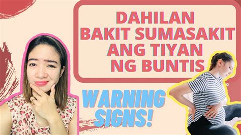 Mga DAHILAN Kung BAKIT SUMASAKIT Ang TIYAN Ng BUNTIS NORMAL At