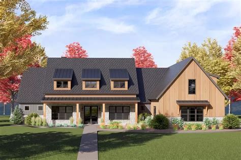 4 Bedroom 2 Story Modern Farmhouse With Bonus Expansion Floor Plan