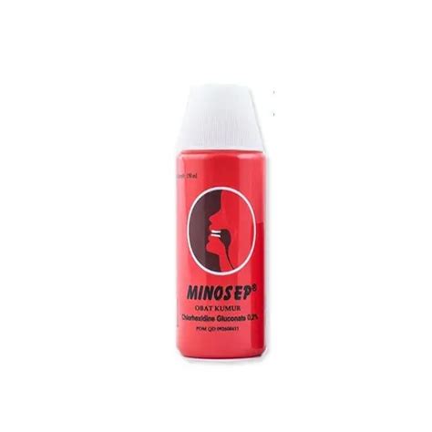 Minosep Obat Kumur 0 2 150 Ml Merah Kegunaan Efek Samping Dosis
