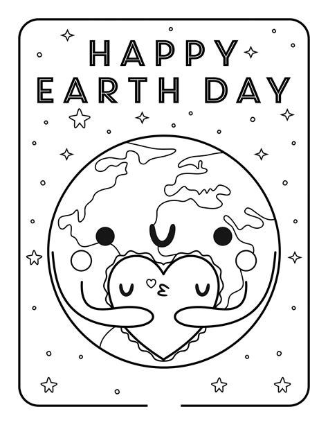 Preschool Earth Day Color By Number