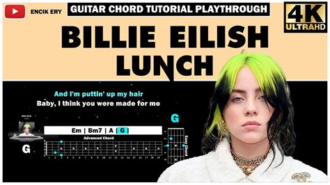 Billie Eilish LUNCH Acoustic Version Guitar Chord Tutorial