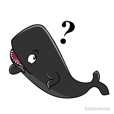 Ballena de Esperma Pensativa Imágenes Gratis de Personajes de Dibujos