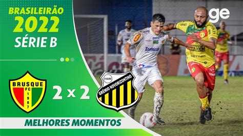 BRUSQUE 2 X 2 NOVORIZONTINO MELHORES MOMENTOS 36ª RODADA