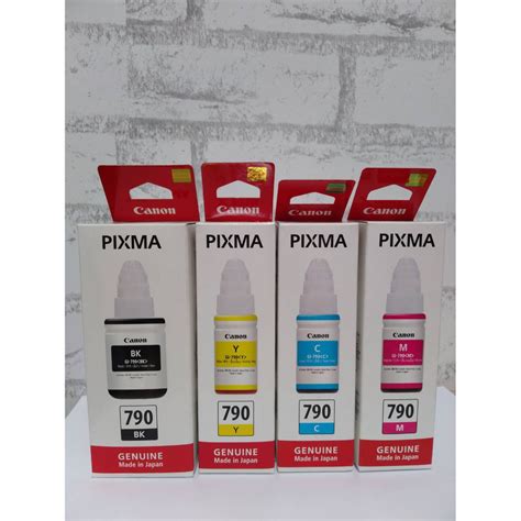 หมกแท Canon GI 790 ของแท 100 BK C M Y Shopee Thailand