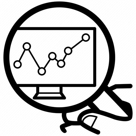 Analytical Data Insight Range Searching Source Trending Icon