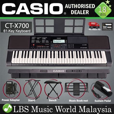 Casio Ct X Key Portable Keyboard Electric Piano Full Package With