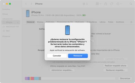 Restaurar Tu Iphone Ipad O Ipod A La Configuraci N De F Brica