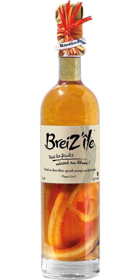 Rhum Arrangé Banane Ananas Breiz île Tradition 23
