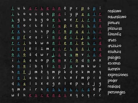 Realismo Y Naturalismo Unidad III Wordsearch