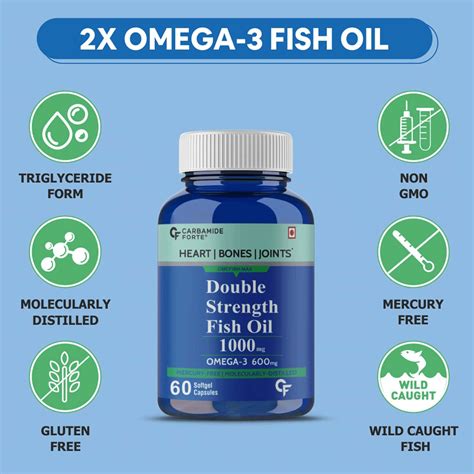 Buy Carbamide Forte Double Strength Fish Oil Mg With Omega Mg