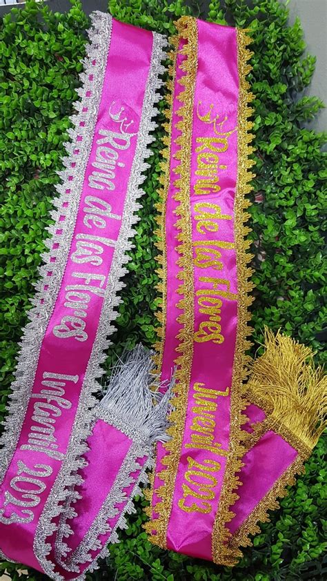 Bandas De Reina De Las Flores Bandas De Tela Decoraciones De