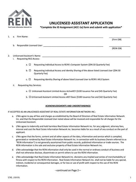 Fillable Online Unlicensed Assistant User Information Form Orlando