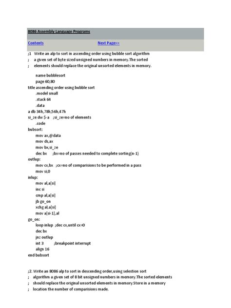 8086 assembly language programs pdf integer computer science areas of computer science