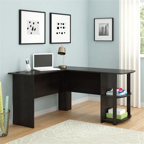 Amazon Ameriwood Home Dakota L Shaped Desk With Bookshelves
