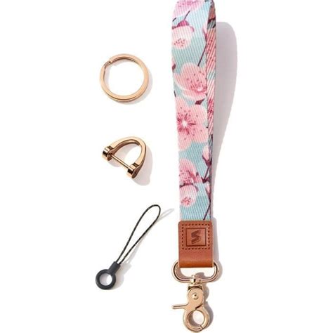 Porte Cl Clef Bracelet Lani Re Tour De Poignet Cordon Strap Avec Metal