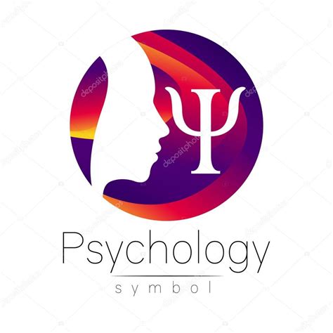 Cabeza Moderna Logo Signo De La Psicolog A Perfil Humano Letra Psi
