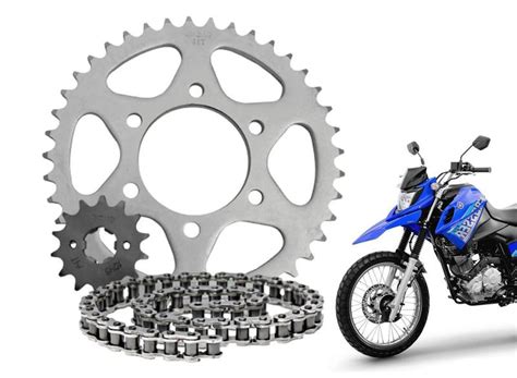 Kit Relação Transmissão Xtz 150 Crosser De 2014 Ate 2023 Dvsc Kit