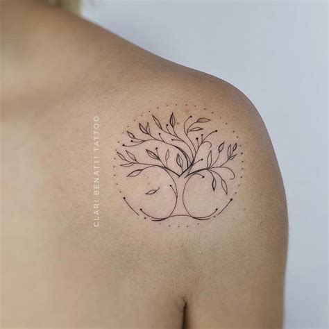 12 tatuajes de árbol de la vida celta nombres minimalistas pequeños