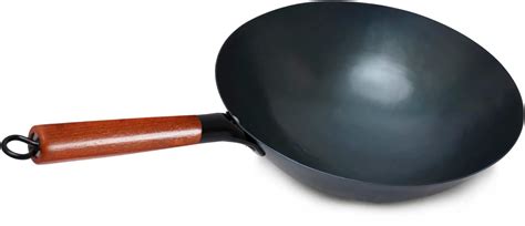 KUNNV Wok Wok De Acero Al Carbono Wok Tradicional De Acero Al Carbono