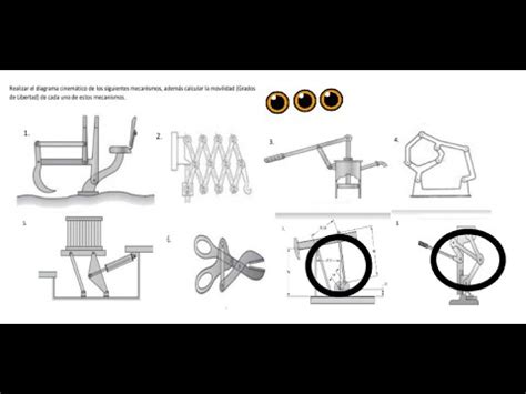 Mecanismos Práctico de Diagrama Cinematico y Grado de Libertad YouTube