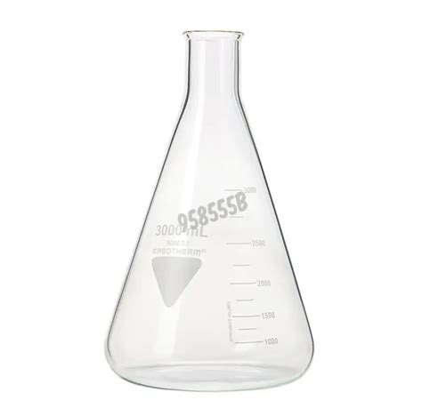 Erlenmeyer Enghals 3000 Ml Labormaterial