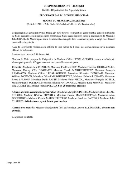Calaméo Proces Verbal 22 03 2023