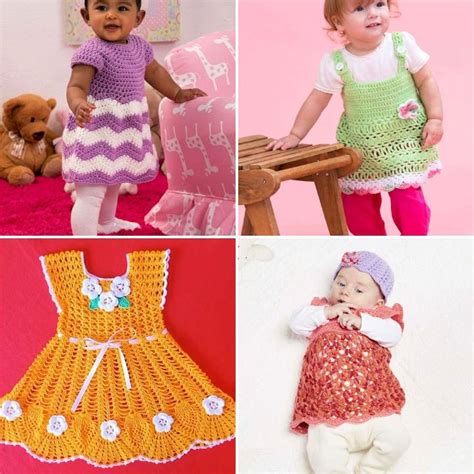 25 Free Crochet Baby Dress Patterns Blitsy