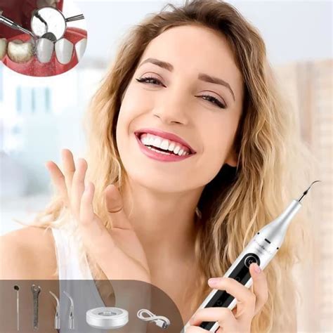 Detartreur Dentaire Ultrasons Soin Blanchiment Dents Anti Tartre