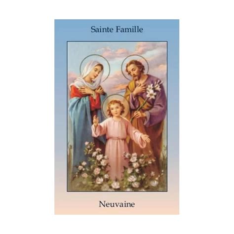 Livret de neuvaine à la Sainte Famille Comptoir Religieux