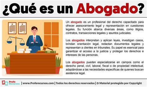 Qu Es Un Abogado Definici N De Abogado