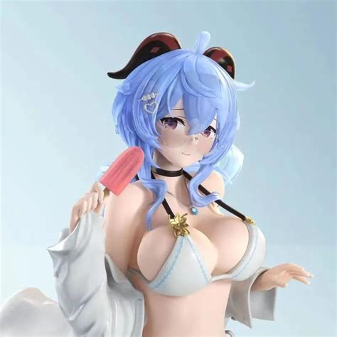 Amazon BRLOTA 22cm Genshin Impact Klee Ganyu Figure Genshin Impact