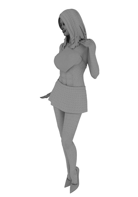 Hannah D Model Max Ds Unknown Dae Dwg Dxf Fbx Flt Ige