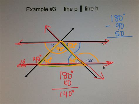 parallel lines and transversals math showme