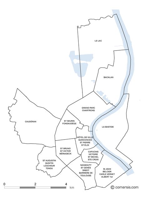 Arriba Imagen Carte Quartier Bordeaux Fr Thptnganamst Edu Vn
