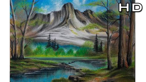 Cómo Dibujar un Paisaje al Pastel Paso a Paso Aprender a Colorear