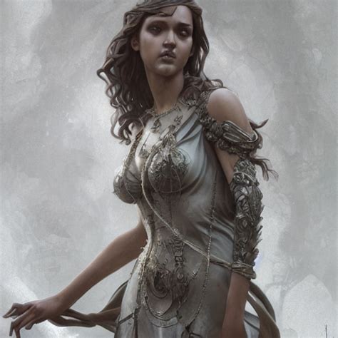 KREA AI Jessica Alba Marble Statue Cinematic Lighting Fa