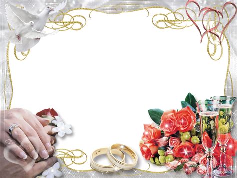 Frames PNG Casamento 2 Imagens Para Photoshop