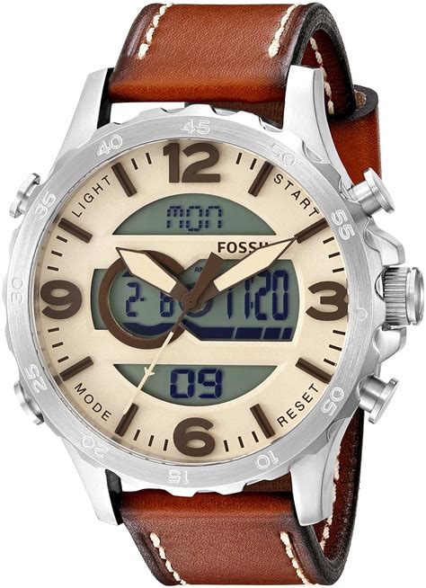 Fossil Analog Beige Dial Men S Watch JR1506 Amazon In Fashion