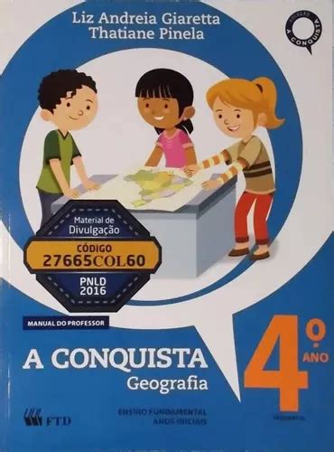 Livro A Conquista Geografia Ano Manual Do Professor Mercadolivre