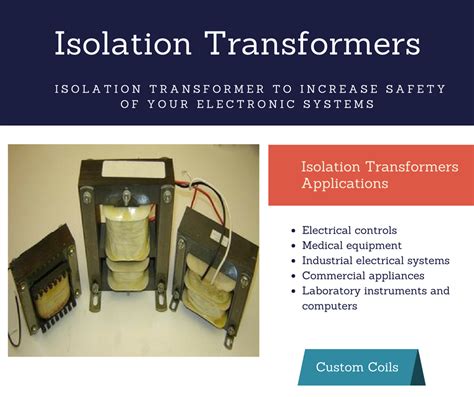 An Isolation Transformer Is Used To Increase Safety Of Electronic
